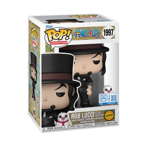 One Piece Rob Lucci with Hattori US Exclusive CHASE Pop! Vinyl ...