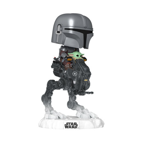 Mandalorian & Grogu (2026) Mandalorian with Grogu on AT-RT Pop! Ride ...