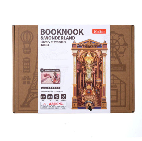 Robotime Book Nook & Wonderland TGB16 Library of Wonders – Gametraders ...